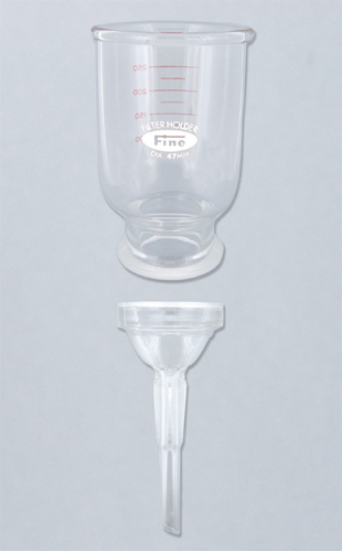 - TGK - 東京硝子器械 TryWinZ / Fine 透明摺合フィルターホルダー FGT-47 焼結硝子型