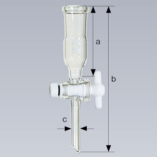 - TGK - 東京硝子器械 TryWinZ / 柴田科学 SPC排出管 コック付き SPC19 030680-19