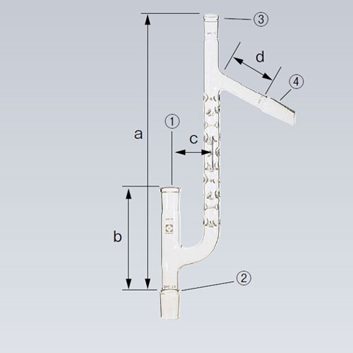 - TGK - 東京硝子器械 TryWinZ / 柴田科学 SPC分留管 クライゼン SPC19-24-15 030780-19300