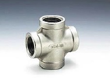 - TGK - 東京硝子器械 TryWinZ / SUS製ねじ込み継手 クロス 1/2 VX-04